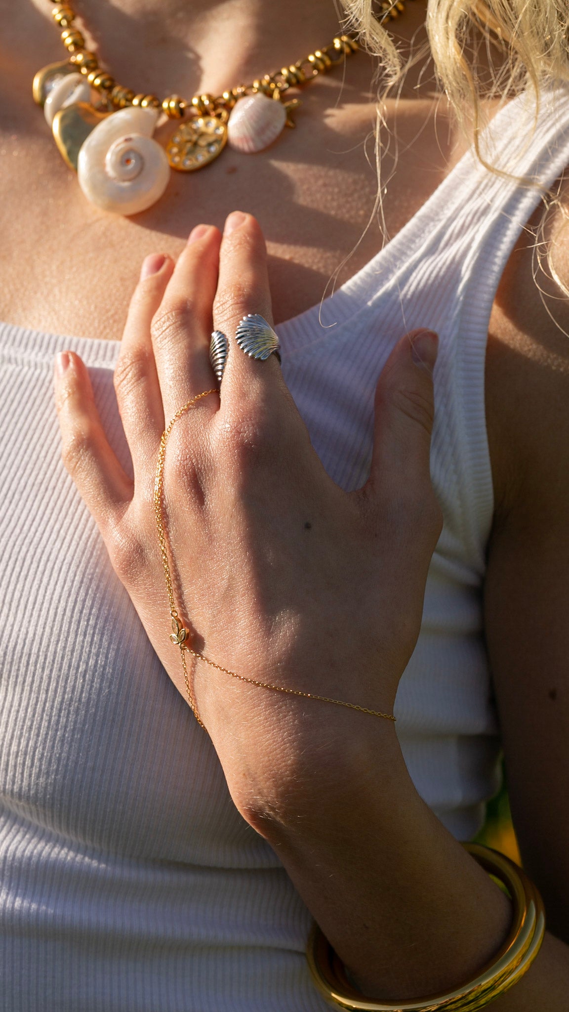 PRE ORDER: LUNAR SHELL RING | SEA BONES