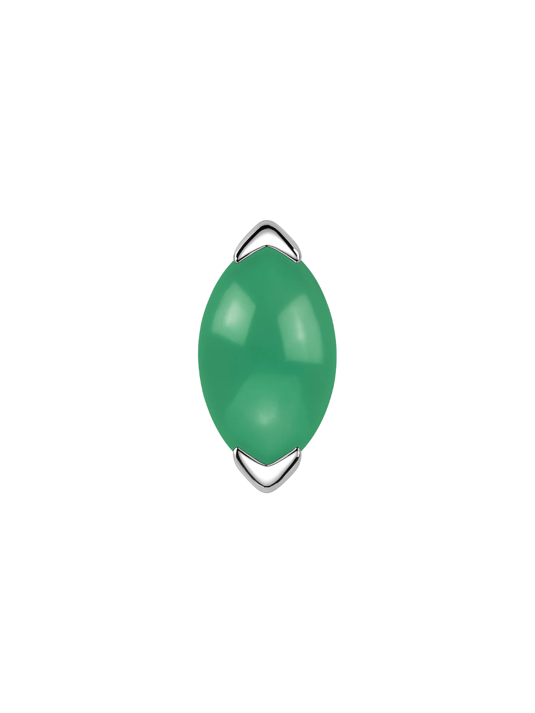 GREEN ONYX MARQUIS FLAT BACK | SEA BONES