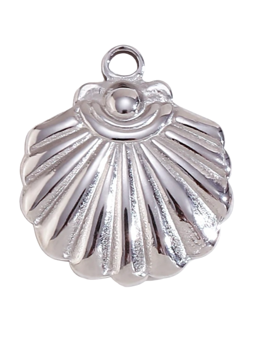 Silver Shelly Charm | SEA BONES